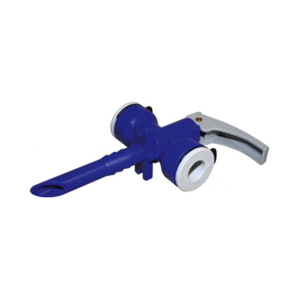 Drain Valve with Two Inputs for 12mm JG Push Fit - Camping Parts Ireland